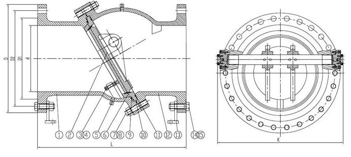 Tilting Disc Check Valve -GMK- Excellent choice for water applications