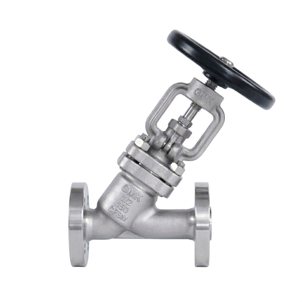 Y Type Bellows Seal Globe Valve- GMK- Automatic roll welding